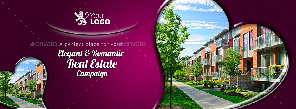 10 in 1 Real Estate Facebook Covers Collection by Belegija | GraphicRiver