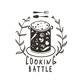 Cooking Battle Sign with Laurel and Label , Vectors | GraphicRiver