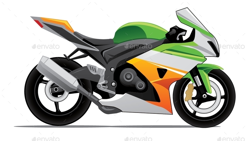Sportbike Vector, Vectors | GraphicRiver