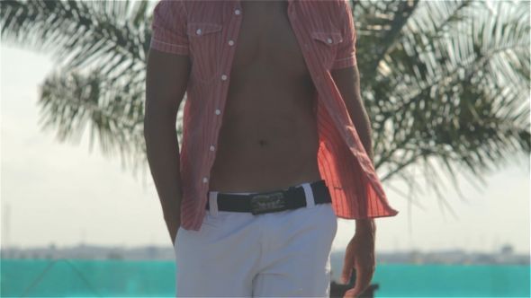 Male Model Walking Slow, Stock Footage | VideoHive