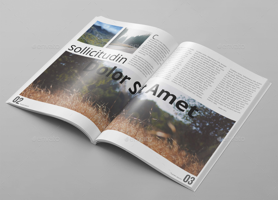 20 Pages Photoshop Magazine, Print Templates | GraphicRiver