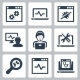 Computer Help-Line Vector Icons Set by greyj | GraphicRiver