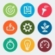 Vector Colorful Development Icons Set, Icons | GraphicRiver
