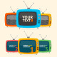 Retro TV Banner , Vectors | GraphicRiver