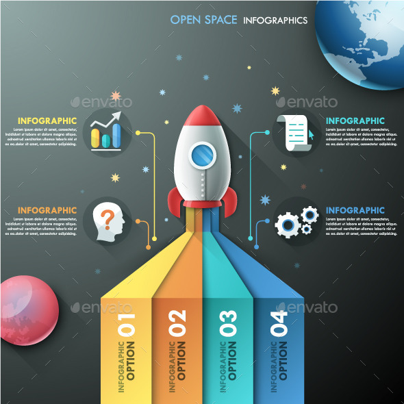 Open Space Infographics, Infographics | GraphicRiver