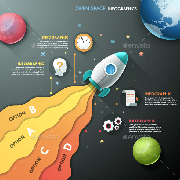 Open Space Infographics, Infographics | GraphicRiver