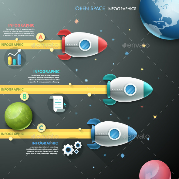 Open Space Infographics, Infographics | GraphicRiver