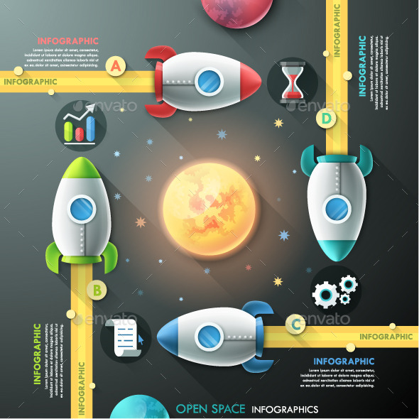 Open Space Infographics, Infographics | GraphicRiver