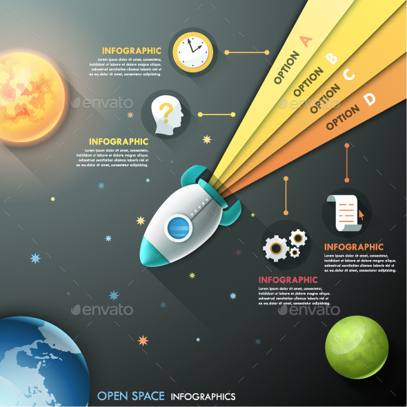 Open Space Infographics, Infographics | GraphicRiver