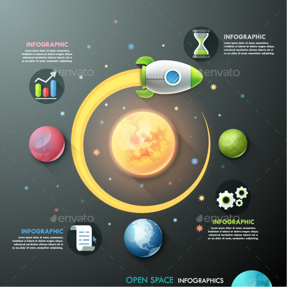 Open Space Infographics, Infographics | GraphicRiver