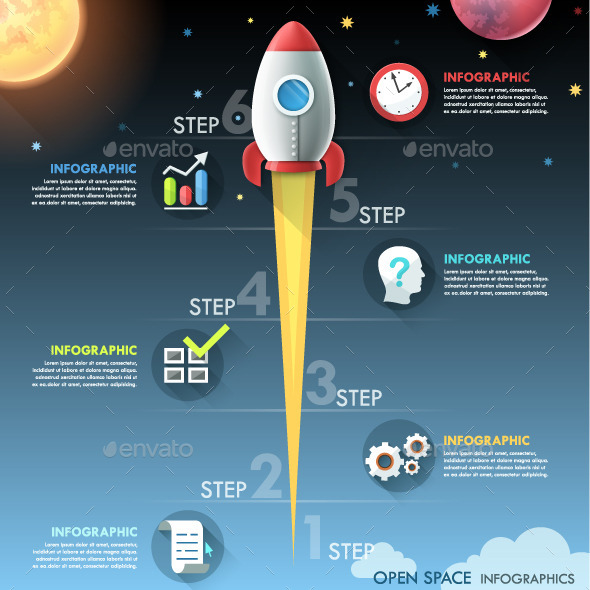 Open Space Infographics, Infographics | GraphicRiver