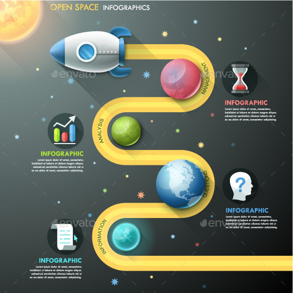 Open Space Infographics, Infographics | GraphicRiver