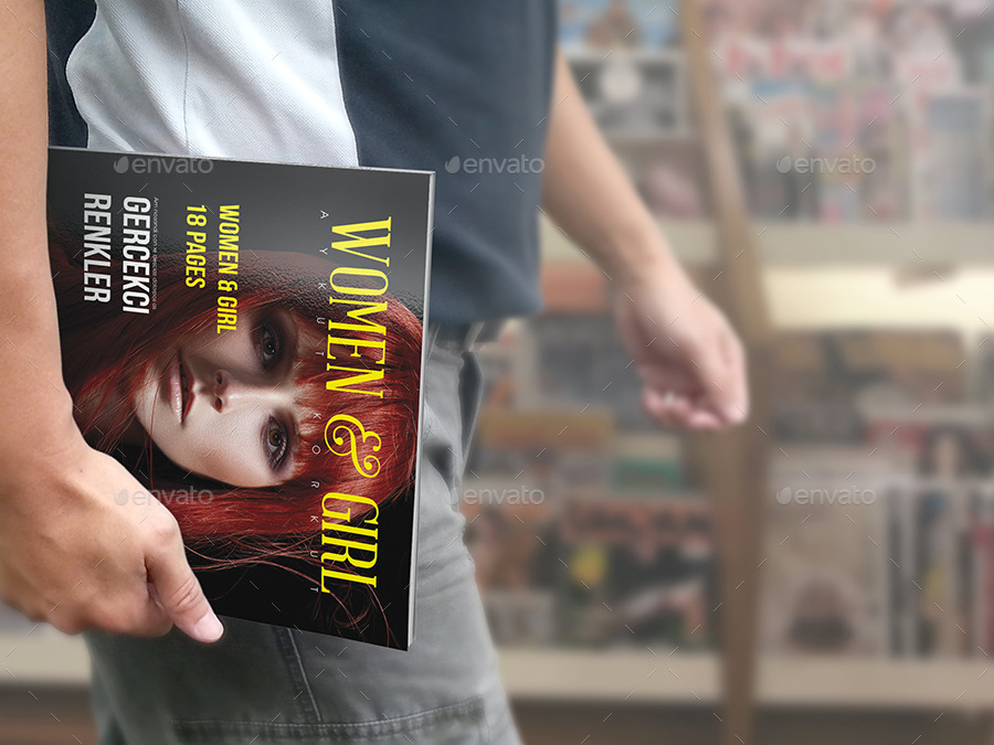 Women And Girl Magazine Template, Print Templates | GraphicRiver