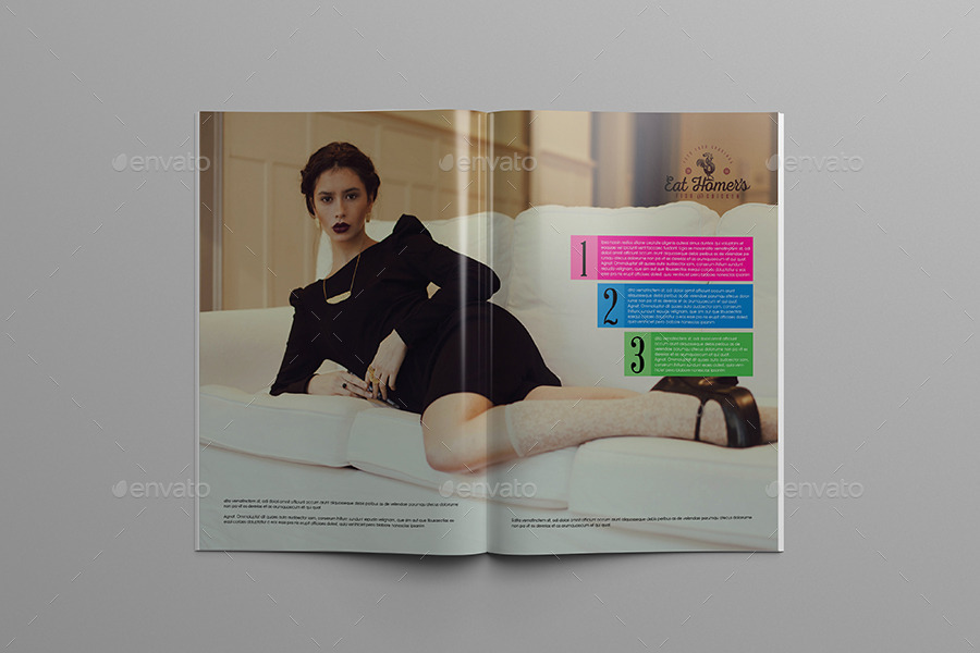 Women And Girl Magazine Template, Print Templates | GraphicRiver