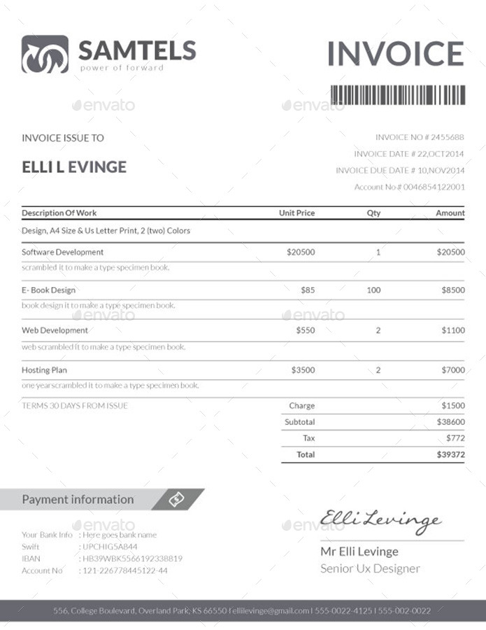 Invoice Bundle Template | Volume 2, Print Templates | GraphicRiver