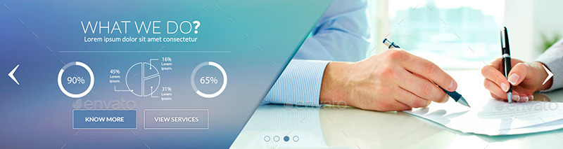 Services Sliders, Web Elements | GraphicRiver