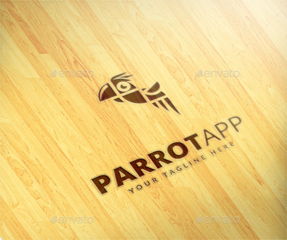 Parrot App Logo Template, Logo Templates | GraphicRiver