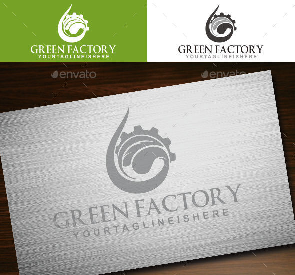 Green Factory, Logo Templates | GraphicRiver