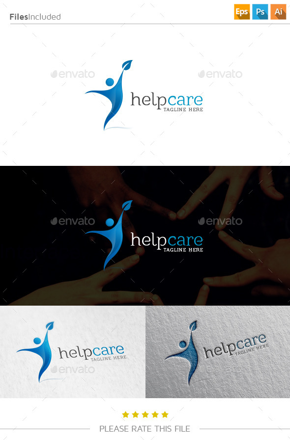 Help Care Logo, Logo Templates | GraphicRiver
