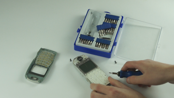 Old Mobile Repair, Stock Footage | VideoHive