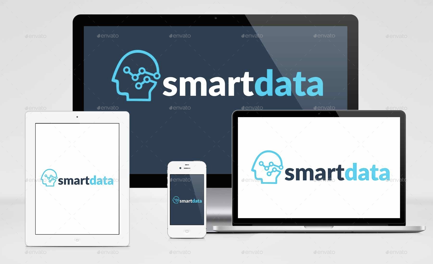 Smart Data Logo, Logo Templates | GraphicRiver