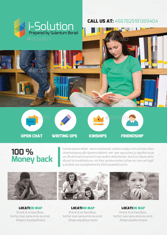 Education Flyer Template, Print Templates | GraphicRiver