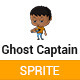 Ghost Captain Sprite, Game Assets | GraphicRiver