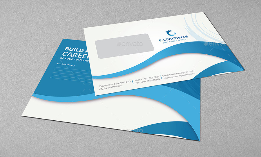 E-Commerce Envelop Pack, Print Templates | GraphicRiver