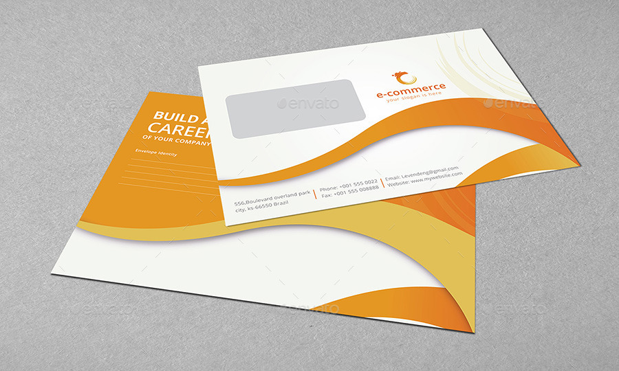 E-Commerce Envelop Pack, Print Templates | GraphicRiver