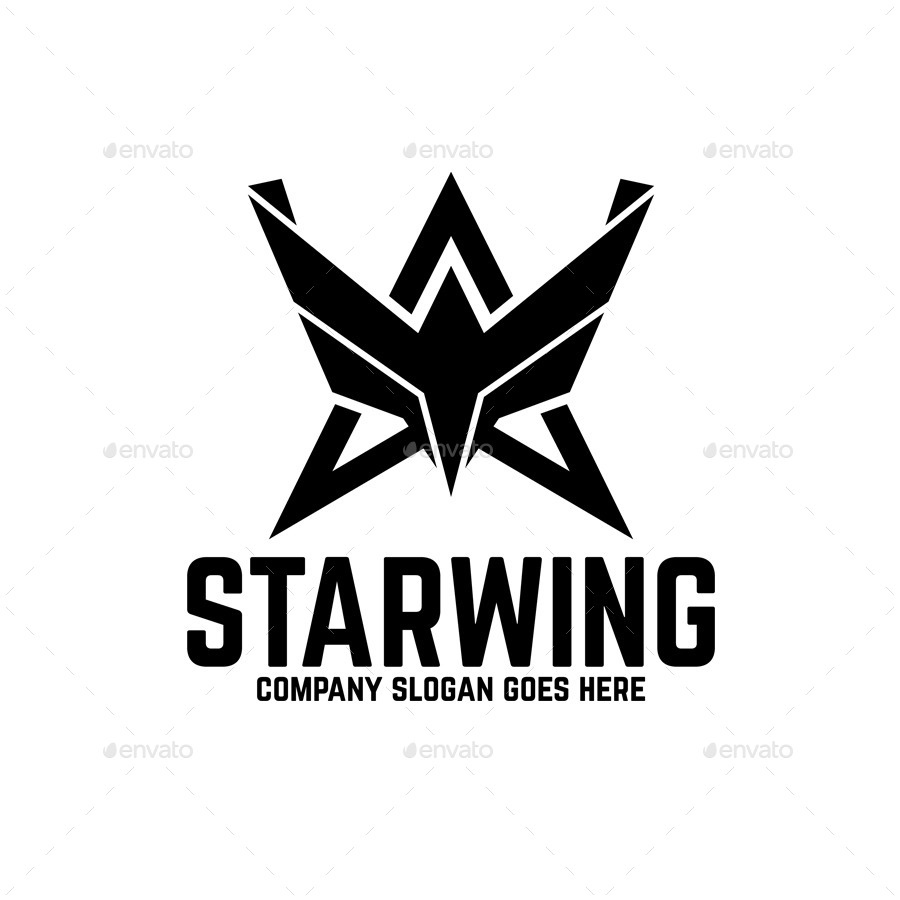 Star Wing Logo, Logo Templates | GraphicRiver