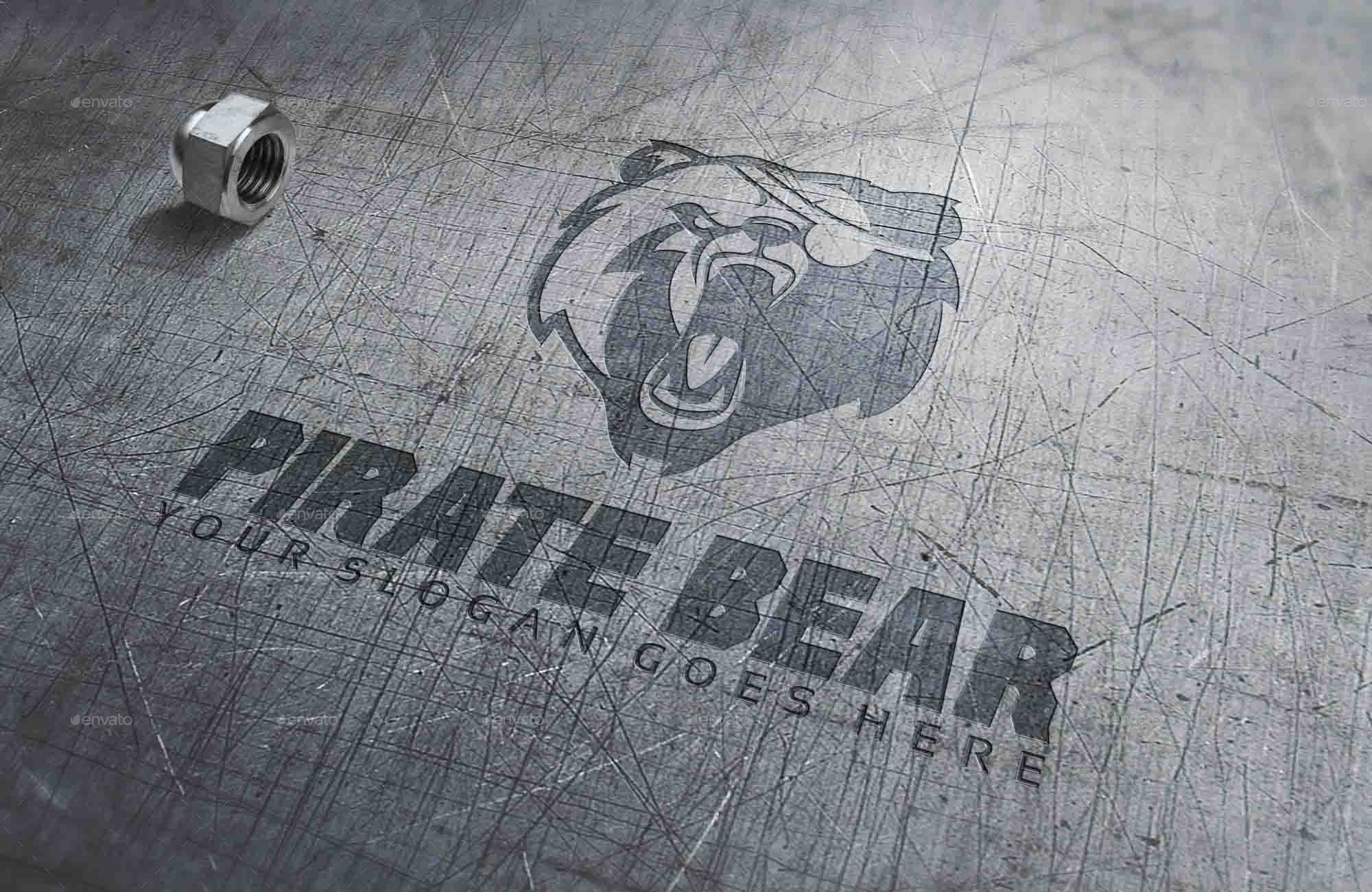 Pirate Bear Logo, Logo Templates | GraphicRiver