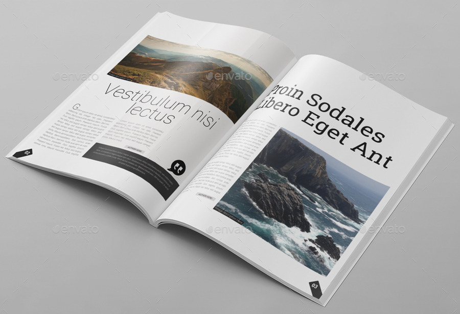 44 Pages Photoshop Magazine Template, Print Templates | GraphicRiver