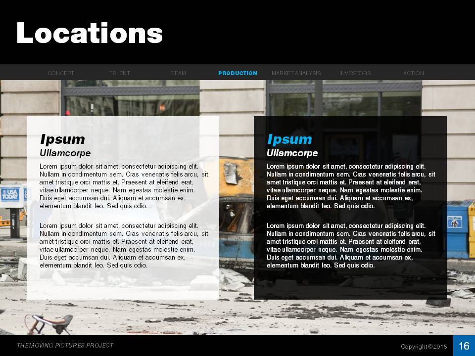 Feature Film Pitch Deck, Presentation Templates | GraphicRiver