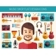 Music Shop Elements , Vectors | GraphicRiver