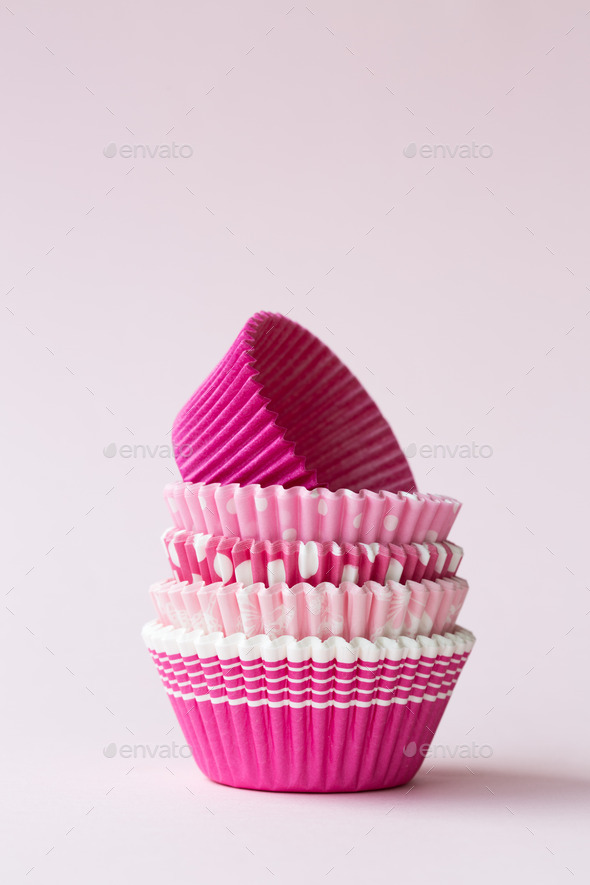 Pink cupcake cases Stock Photo by RuthBlack | PhotoDune