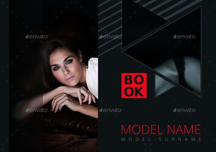 Model Book Design Brochure, Print Templates | GraphicRiver