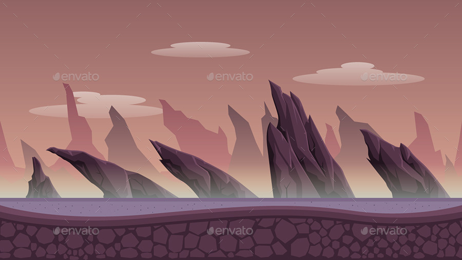 8 Game Backgrounds - Parallex Side Scrolling by globeweb | GraphicRiver