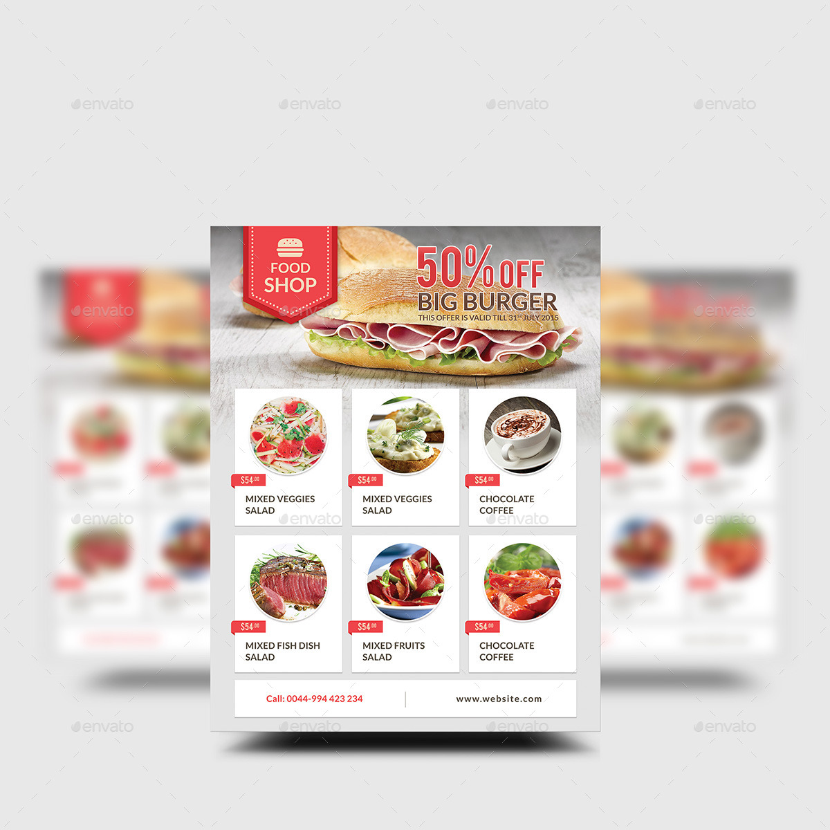 Material Sale Flyer, Print Templates | GraphicRiver