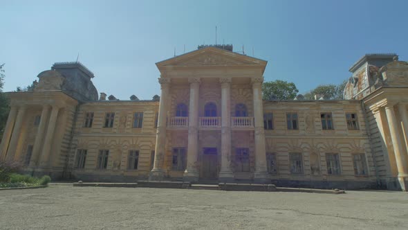 Badeni Palace's facade, Stock Footage | VideoHive
