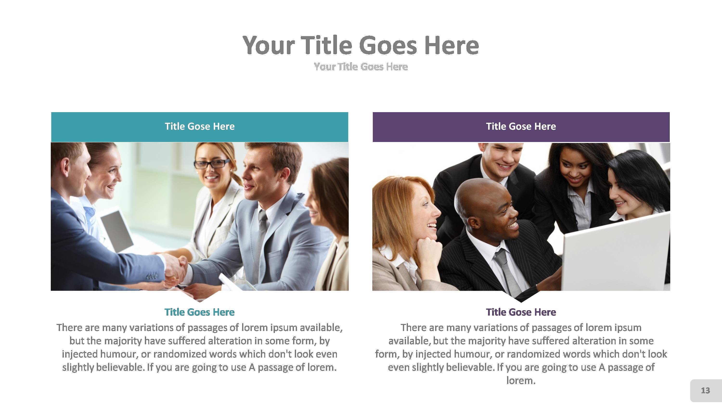 Business Plus PowerPoint Presentation Template, Presentation Templates