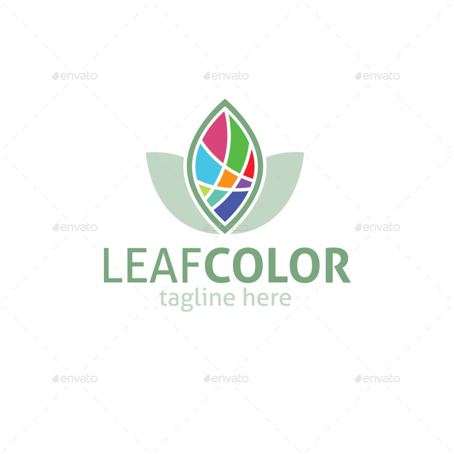Leaf Color Logo, Logo Templates | GraphicRiver