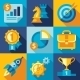 Flat Vector Strategy ,Goal, Development, icon, Icons | GraphicRiver