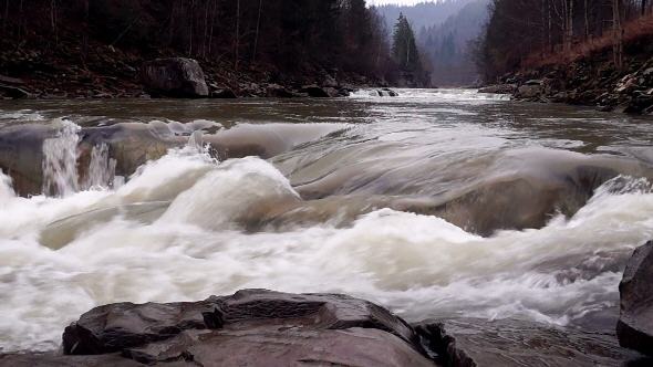 Watercourse of a Mountain Stream, Stock Footage | VideoHive