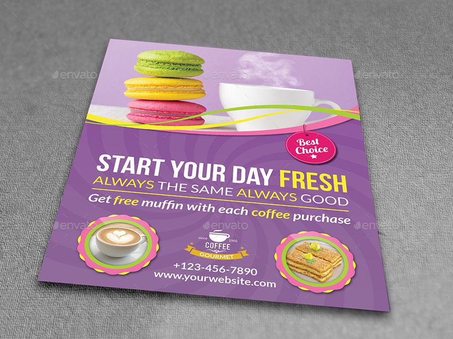 Cafe Restaurant Flyer Template Vol.4, Print Templates | GraphicRiver