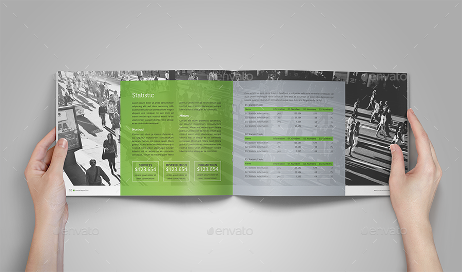 Annual Report Landscape, Print Templates | GraphicRiver