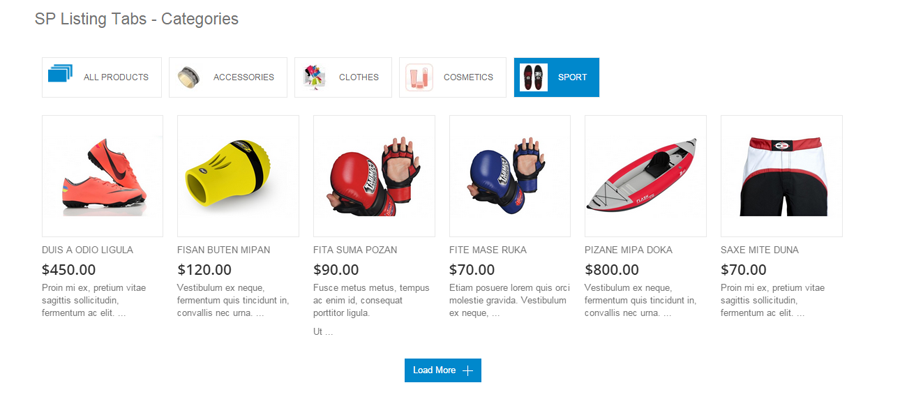 SP Listing Tabs - Responsive Prestashop Module by skyoftech | CodeCanyon