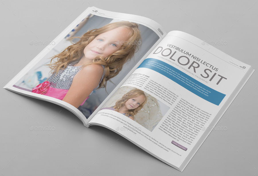 30 Pages Fashion Magazine - Photoshop PSD, Print Templates | GraphicRiver