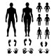 Human Silhouette Set, Vectors | GraphicRiver