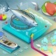 Isometric Infographic of Tuna Breeding, Vectors | GraphicRiver