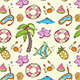 Summer Seamless Pattern, Vectors | GraphicRiver
